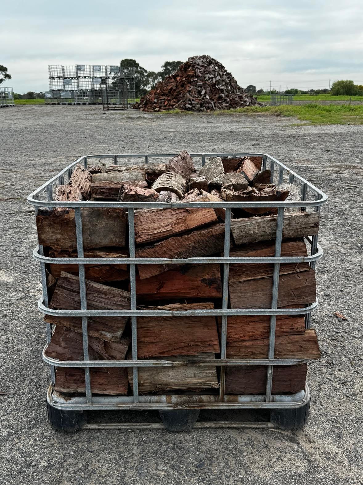 Redgum IBC Crate (Single Split) | Dingley Woodshed